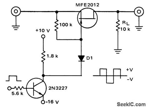 Jfet Chopper With Extended Range Of ±10 Volts Power Supply Circuit Circuit Diagram