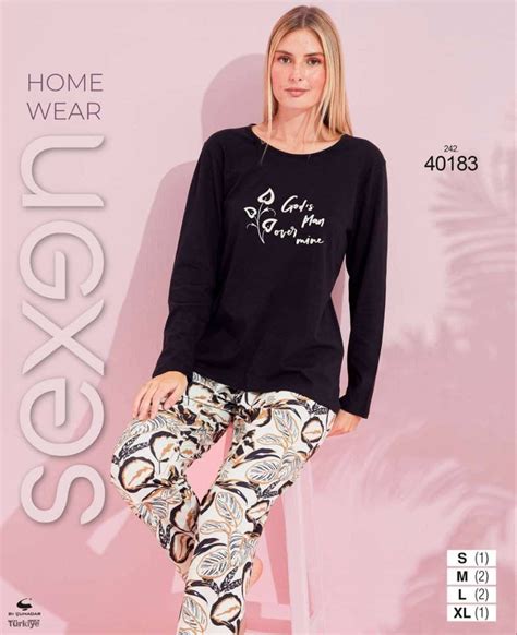 قیمت خرید ست تاپ آستین حلقه ای و شلوار راحتی زنانه ترک Sexen