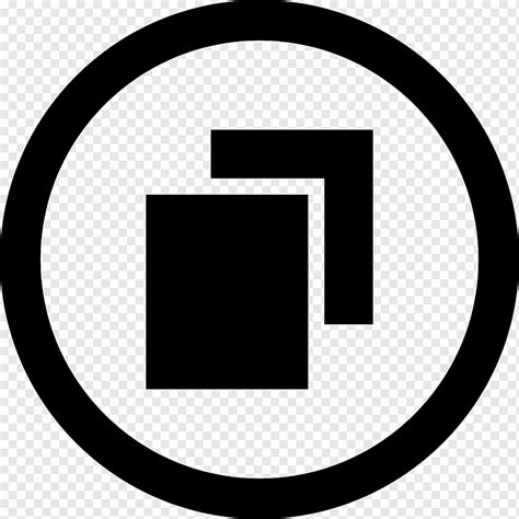 Computer Icons Button Copying Symbol Button Text Logo Black Png