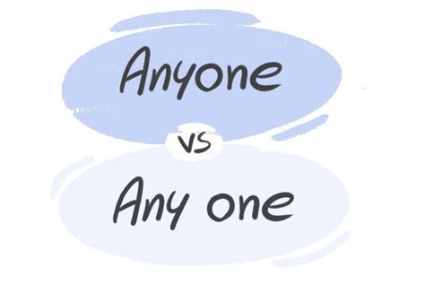 Anyone Vs Any One In The English Grammar LanGeek