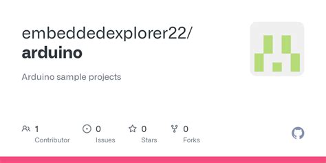 GitHub Embeddedexplorer Arduino Arduino Sample Projects