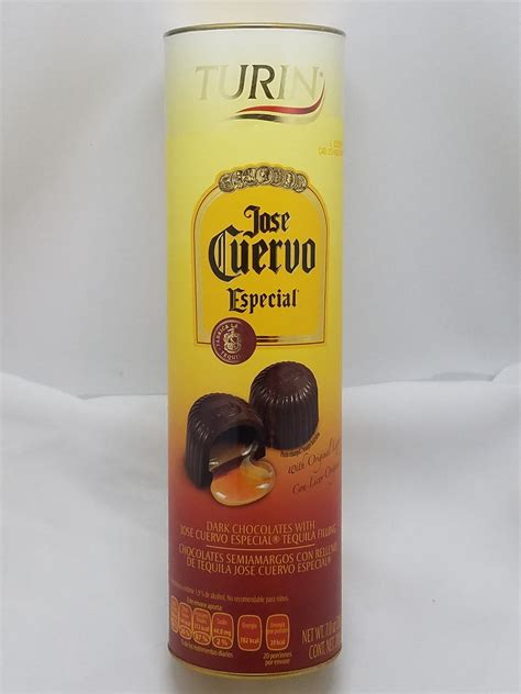 Turin Dark Chocolates Filled With Jose Cuervo Especial Net 7 Oz