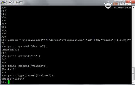 Esp32 Micropython教程:解析json Df创客社区 Esp32 Micropython教程:解析json Df创客社区