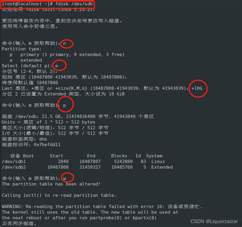 linux下的磁盘管理 文件系统 创建分区一个字 绝！！ mkfs t xfs csdn博客