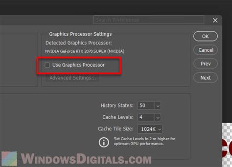 Photoshop Screen Flickering Black And White In Windows 11 10