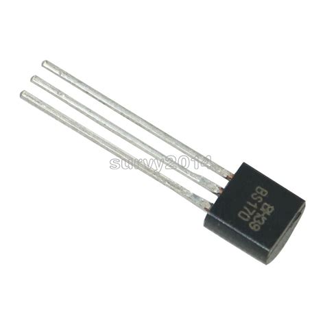5pcs Bs170 Mosfet N Ch 60v 500ma To 92 Grandado