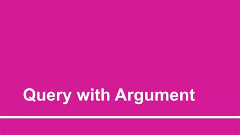 Create A Query With Parameter Part Creating GraphQL APIs With ASP Net Core For