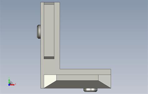 槽内直角连接件lnt Step 模型图纸下载 懒石网