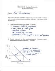 Micro Problem Set Witherspoon MECO630 Pdf Course Hero