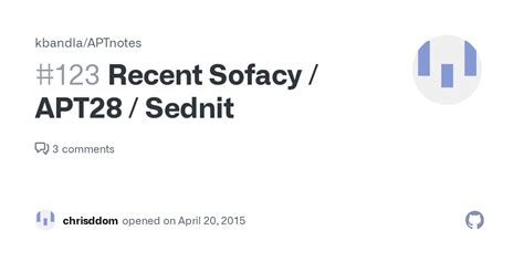 recent sofacy apt28 sednit · issue 123 · kbandla aptnotes · github