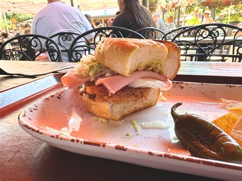 New Torta Cubana Mexican Sandwich At Rancho Del Zocalo In Disneyland