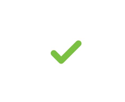 A Green Check Mark On A White Background