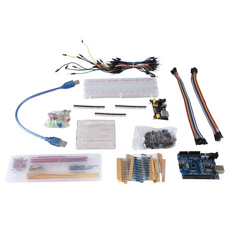 830 Hole Breadboard R3 Component Kit With Motherboard Breadboard Cable
