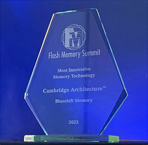 Blueshift Wins Most Innovative Memory Technology Award Electronics Weekly
