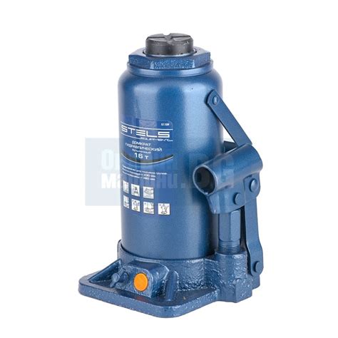 Хидравличен крик STELS, 16 тона, предпазен клапан, магнитен колектор • Цени