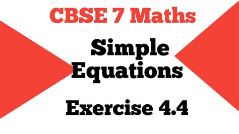 Ncert Solutions Class 7 Maths Chapter 4 Simple Equations Exercise 44