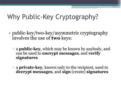 public key cryptography and rsa pptx