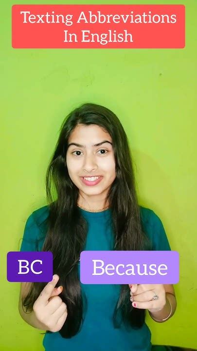 Texting Abbreviations In English 🥳 English Shorts Abbreviation