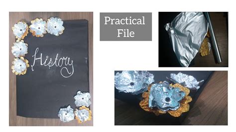 How To Decorate Practical File Practical File Decoration By Using Waste Materials YouTube