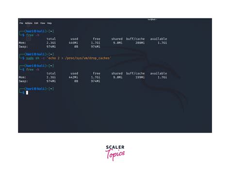 How To Clear Ram Memory Cache Swap Space And Buffer On Linux Systems Scaler Topics