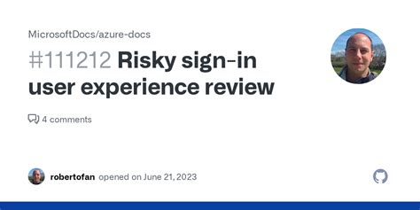 risky sign in user experience review · issue 111212 · microsoftdocs