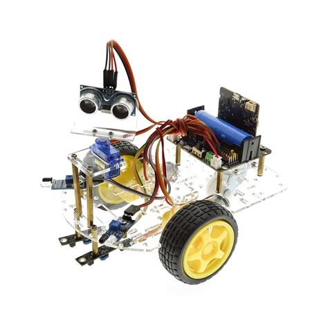multi function robot car kits ultrasonic sensor assembly with tutorial