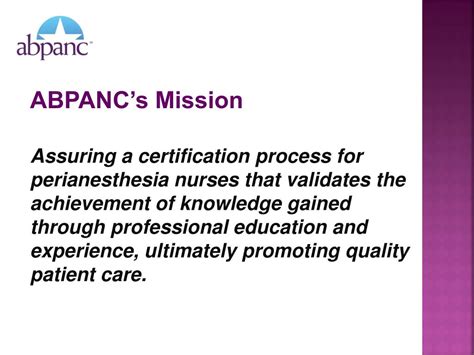 Ppt Cpan ® Capa ® Certification Where Patient Needs Come First Powerpoint Presentation Id
