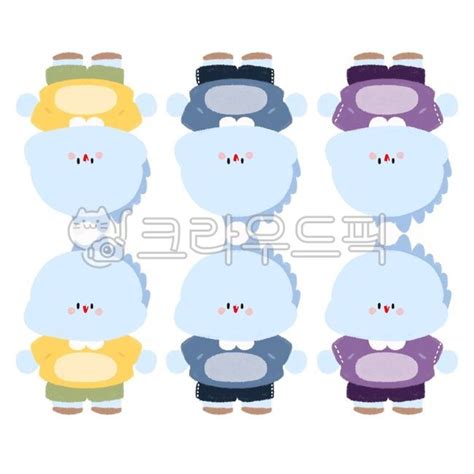 이름표 공룡 어린이집 유치원 환경구성 사진 이미지 일러스트 캘리그라피 은이쌤작가