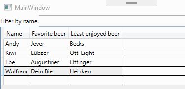 WPF Filtern Im DataGrid Mit CollectionViewSource AndyDunkel Net