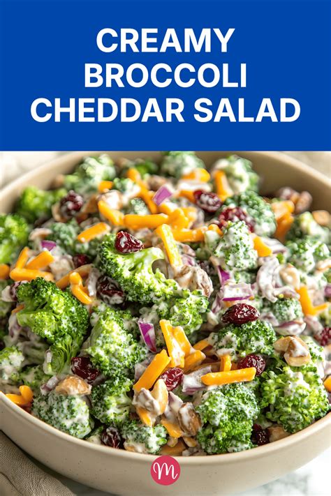 Creamy Broccoli Cheddar Salad
