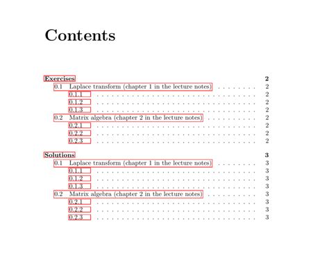 Hyperref Suppress Chapter Numbering In Table Of Contents And