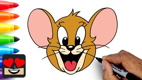How To Draw Jerry Mouse Tom And Jerry Youtube