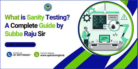 Online Sanity Testing Course Qa Training Hub Hyderabad