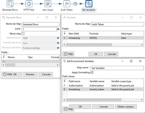 Etl Pentaho Kettle Variable Update Stack Overflow