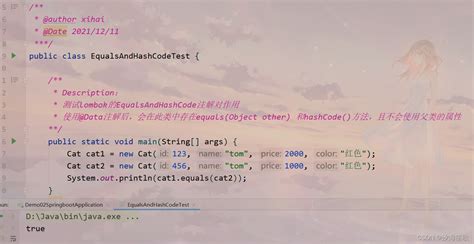 equalsandhashcode注解使用 csdn博客
