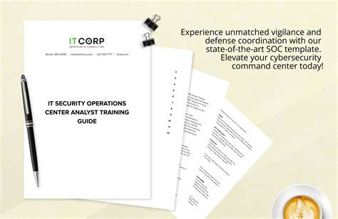 It Security Operations Center Analyst Training Guide Template In Word