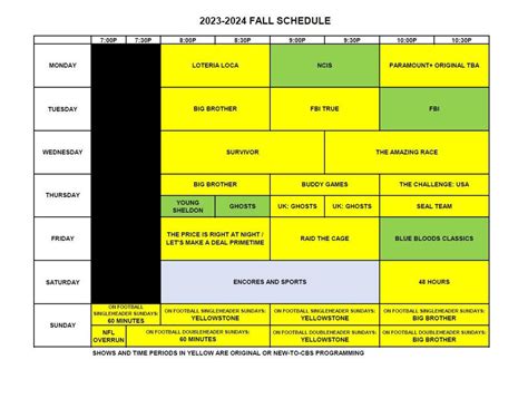 Cbs Fall Schedule 2024 Lineup Yoko Anatola