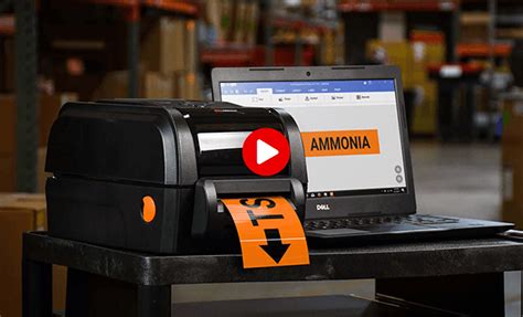 Ammonia Pipe Marking Industrial Label Printer Labeltac