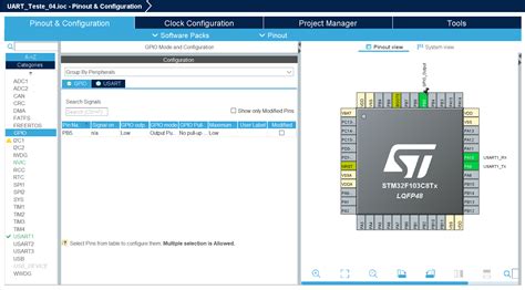 Github Bernardolima92stm32f103uartreceive Using The Uart To