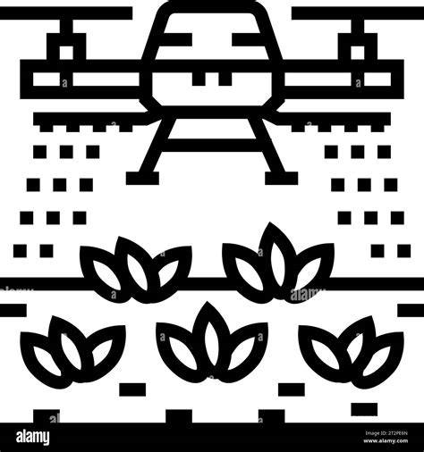 Pest Control Drone Line Icon Vector Illustration Stock Vector Image And Art Alamy
