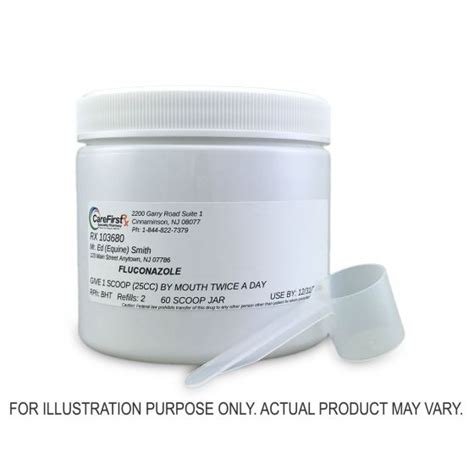 Fluconazole Flavored Oral Powder Compounded