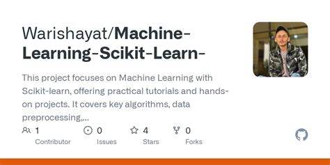 Github Warishayatmachine Learning Scikit Learn This Project