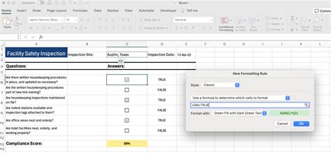 How To Make Audit Inspection Checklists In Microsoft Excel