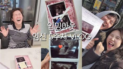 임테기확인🎊 친정엄마 남동생 임밍아웃🎈 아기집 초음파 임신극초기 임신5주차 브이로그 🎁 Youtube