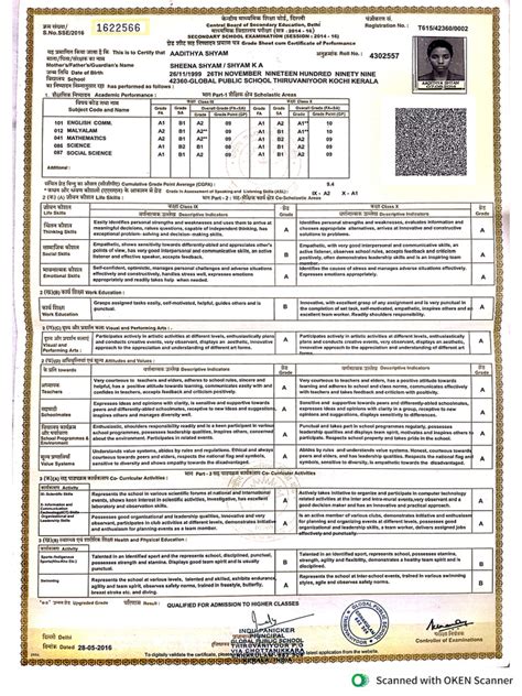 10th Certificate Pdf