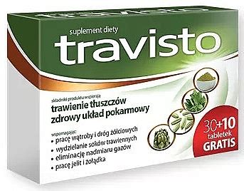 Харчова добавка для покращення травлення, таблетки - Aflofarm Travisto ...