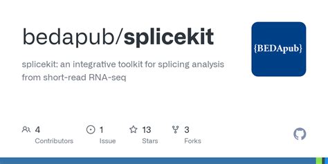 GitHub Bedapub Splicekit Splicekit An Integrative Toolkit For Splicing Analysis From Short