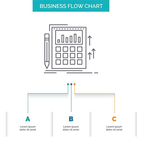 Accounting Audit Banking Calculation Calculator Business Flow Chart Design With 3 Steps