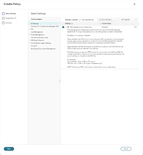 Proxy Support For Vda Upgrade Agent Citrix Virtual Apps And Desktops