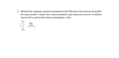 Solved Illustrate the complete reaction mechanism for the | Chegg.com